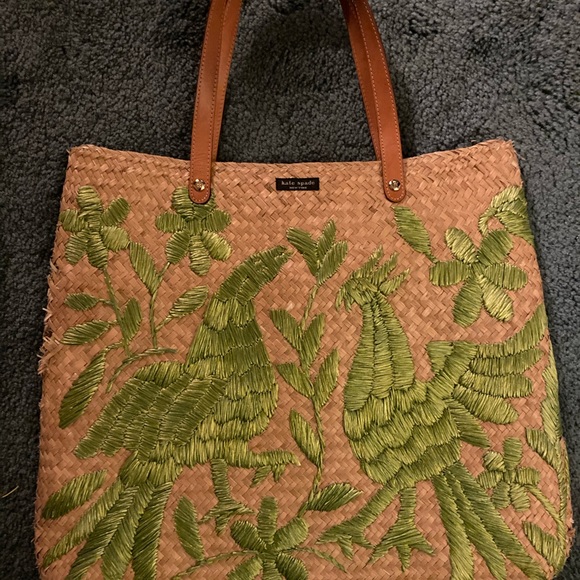 kate spade | Bags | Kate Spade Wicker Tote | Poshmark